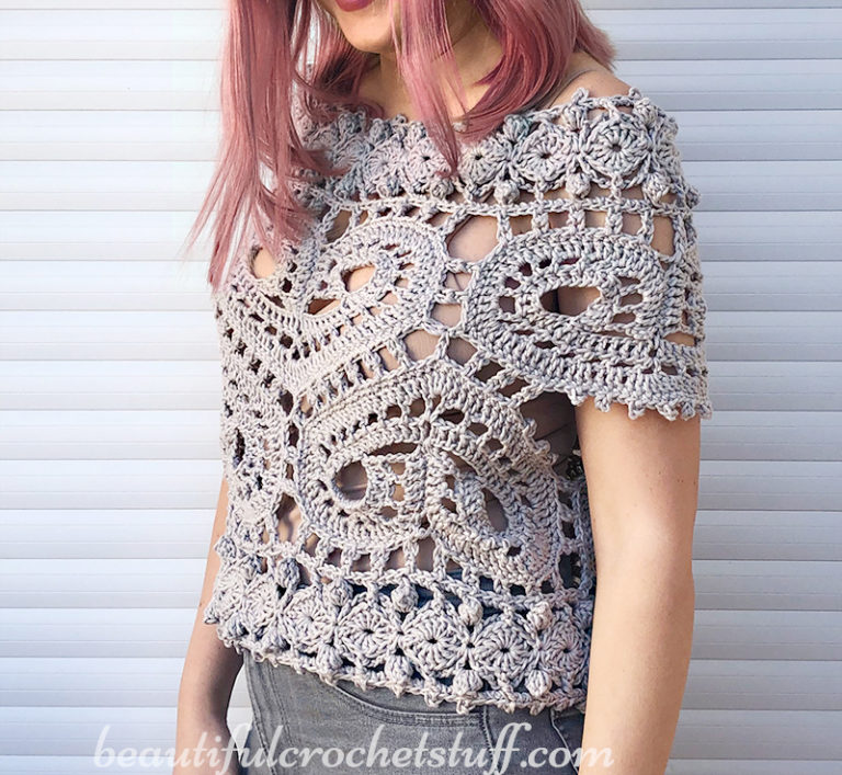 CROCHET SWEETHEART CROP TOP FREE PATTERN - Beautiful Crochet Stuff