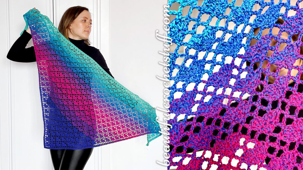 CROCHET HEARTS SHAWL PATTERN - Beautiful Crochet Stuff