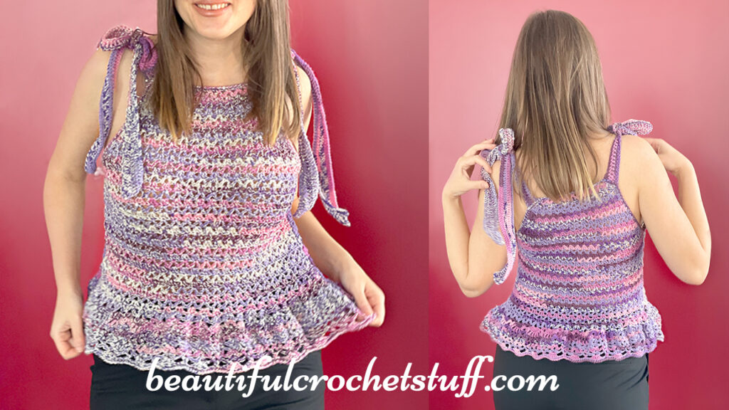 CROCHET SEQUINS HALTER TOP FREE PATTERN - Beautiful Crochet Stuff