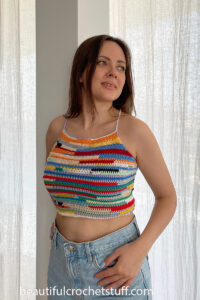 Crochet Miu Miu Top Free Pattern - Beautiful Crochet Stuff